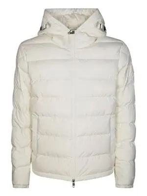 Moncler Laveraet Hooded Down Jacket - White