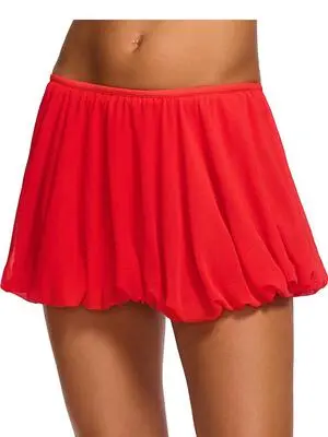 Ramy Brook Maddy Mini Bubble Skirt - Flame
