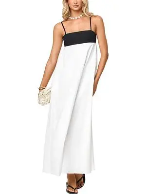 L*Space Raveena Maxi Dress - Black/cream