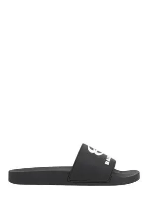 Balenciaga Unity Sports Icon Pool Slide - Black