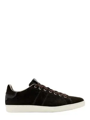 ALLSAINTS Leon Low Top Sneaker - Dark Brown