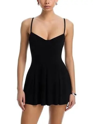 Norma Kamali Pickleball Mini Dress - Black