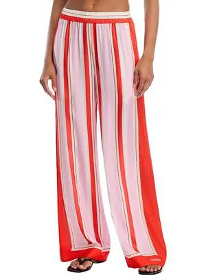 Simkhai Zuna Straight Leg Pajama Pants - Tulip Stripe