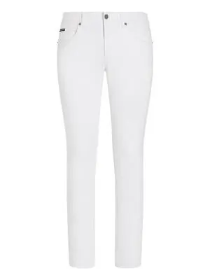 Dolce & Gabbana Regular Fit Stretch Jeans - Multicolor