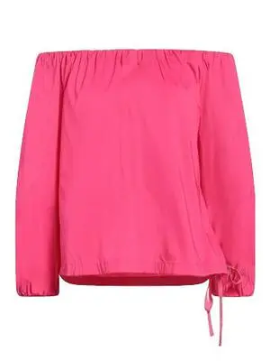 Liviana Conti Woven Off-the-shoulder Top - Pink