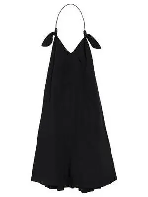 Loewe Mini Flared Halterneck Dress - Black