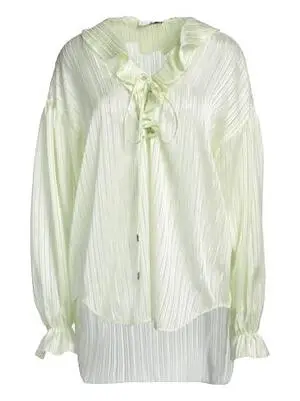 PT TORINO Striped Metallic Top - Green