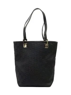 Gucci Gg Canvas Tote Bag - Black