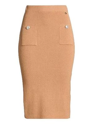 Liu Jo Midi Skirt Size Viscose, Polyester, Polyamide - Camel