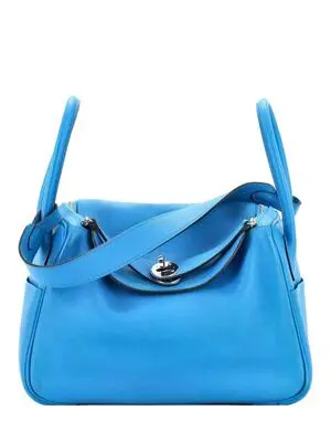 Hermès Lindy 26 Evercolor Shoulder Bag - Blue