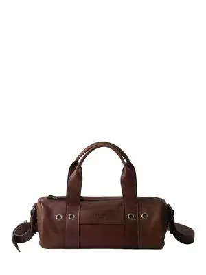 Prada Leather Tote Bag - Brown