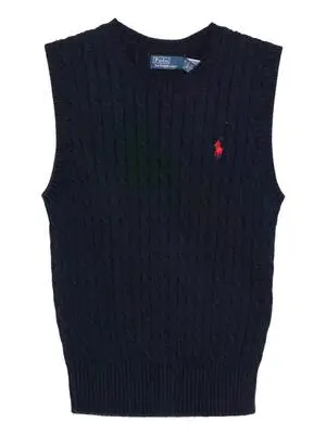 Polo Ralph Lauren Cable Knit Vest - Blue