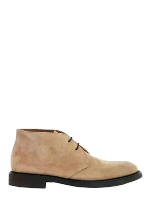 DOUCAL'S Suede Desert Boots - Neutrals