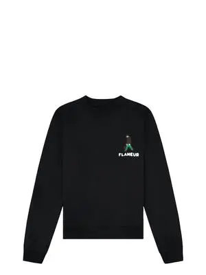 FLANEUR Blurred Stroller Sweatshirt - Black