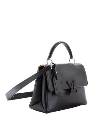 LOUIS VUITTON Grenelle Handbag Epi Leather Pm Satchel - Black