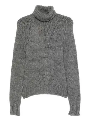 N°21 Cutout Turtleneck - Grey
