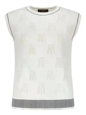 MOORER Moorer Ribbed Knit Top