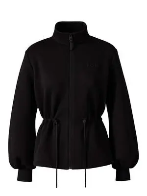 Mackage Lightweight Zip-up Jacket With Balloon Sleeves - Black