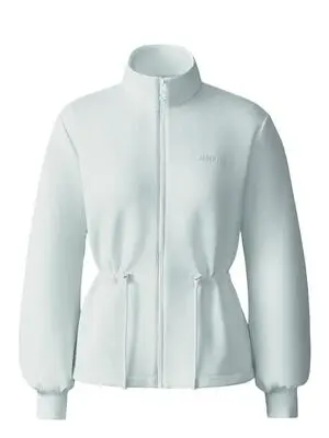 Mackage Lightweight Zip-up Jacket With Balloon Sleeves - Cream