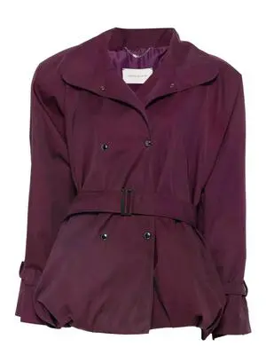 Magda Butrym Belted Double-breasted Jacket - Purple