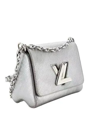 LOUIS VUITTON Twist Handbag Epi Leather Pm - Metallic