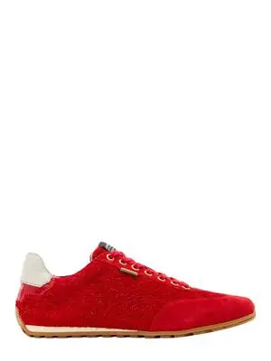 ALLSAINTS Liam Suede Sneakers - Red