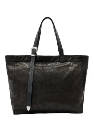 ALLSAINTS Haven Leather Tote - Black