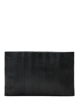 ALLSAINTS Bettina Leather Clutch Bag - Black