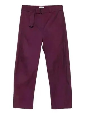 Magda Butrym Belted Trousers - Purple