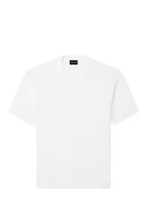 Giorgio Armani Technical Waffle T-shirt - White