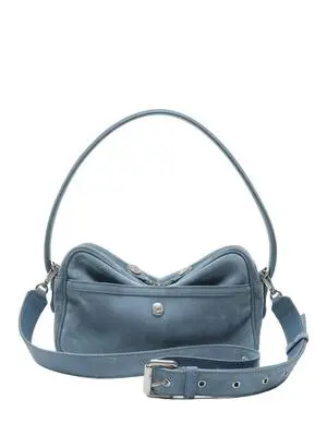 Acne Studios Camero Party Suede Bag - Denim Blue