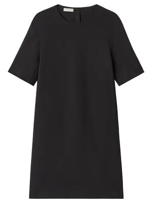 Lafayette 148 New York Scuba Jersey T-shirt Dress - Black
