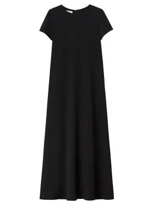 Lafayette 148 New York Organic Silk Crepe De Chine Maxi Dress - Black