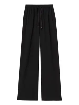 Lafayette 148 New York Organic Silk Stretch Penn Pant - Black