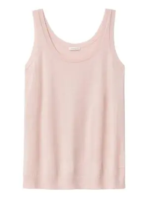 Lafayette 148 New York Washable Merino Wool Tank - Rosewater