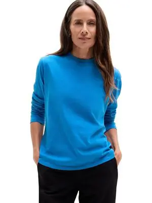 Athleta Favorite Cotton Classic Crewneck Top - Breaker