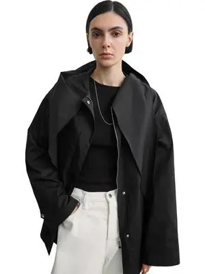 TOTEME Technical Scarf Jacket - Black