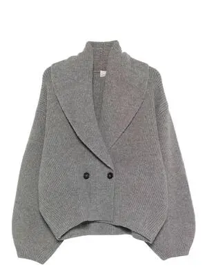 ROTATE BY BIRGER CHRISTENSEN Buttoned Cardigan - Grey