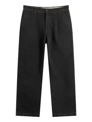 BOUND Heavy Canvas Workwear Trousers - Black