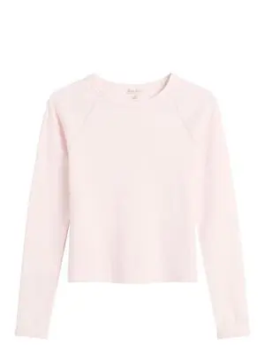 FRUITY BOOTY Round Neck Long Sleeve Top - Pink