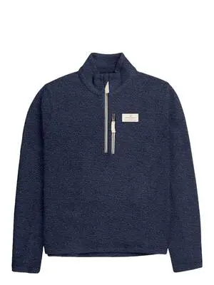 AMUNDSEN Hut Half-zip - Faded Navy