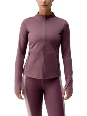 BORN LIVING YOGA Ivet Performance Semi-fitted Sport Jacket - Deep Rose