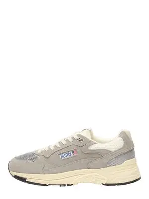 AUTRY Hyperway Low Suede Sneakers - Mesh Pulmbeo/silver