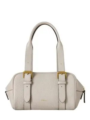 Mulberry Small Boston Top Handle Bag - Chalk
