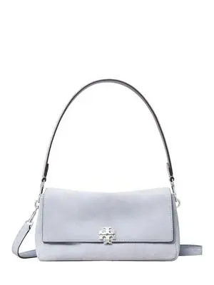 Tory Burch Small Charlie Shoulder Bag - Light Blue