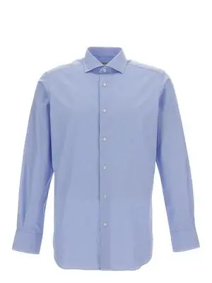 BIFFI Checkered Shirt - Sky Blue