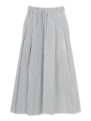 MAISON JEJIA Striped Wide-Leg Trousers