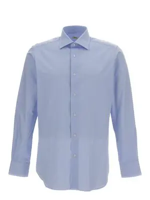 BIFFI Striped Shirt - Sky Blue