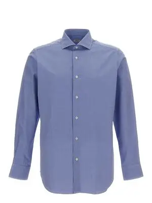 BIFFI Checkered Shirt - Sky Blue