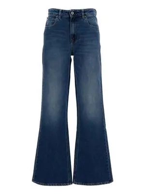 Ag Padua Mid-rise Flare Jeans - Blue